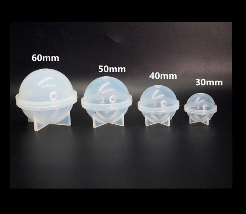 3D ball mould 3D resin mold Ball mould UV resin mould | Etsy