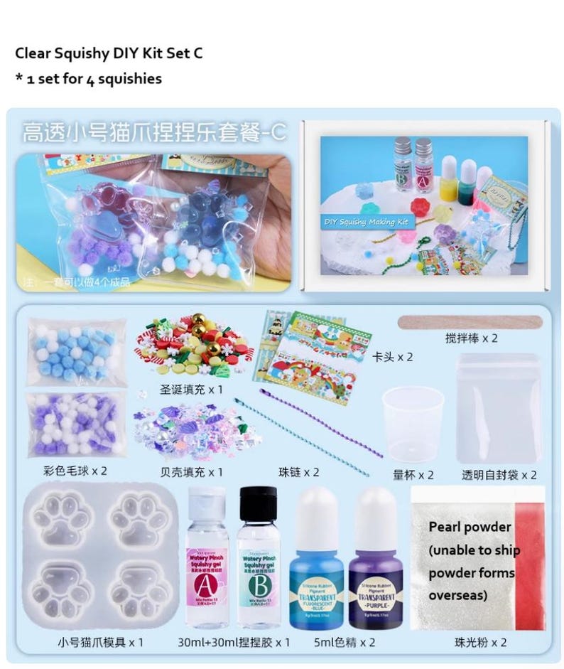 DIY Squishy Kit, Food Grade Silicone, Stress Relief Toy - Etsy