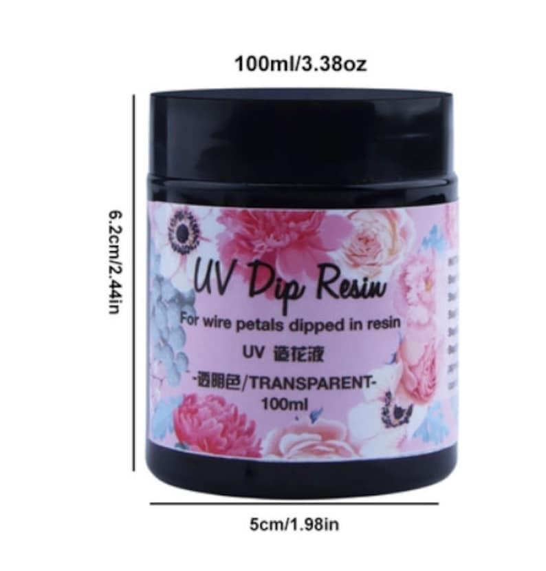 Clear UV Dip Resin, Flower Petal Resin Craft, DIY - Etsy