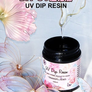 Clear UV Dip Resin, Flower Petal Resin Craft, DIY - Etsy