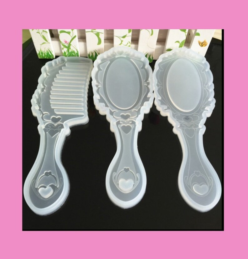 Vintage Mirror Mold Handheld Mirror Mold Comb Mold - Etsy