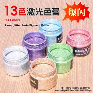 Laser Glitter Resin Color Paste, Iridescent Sparkle, 50ml - Etsy