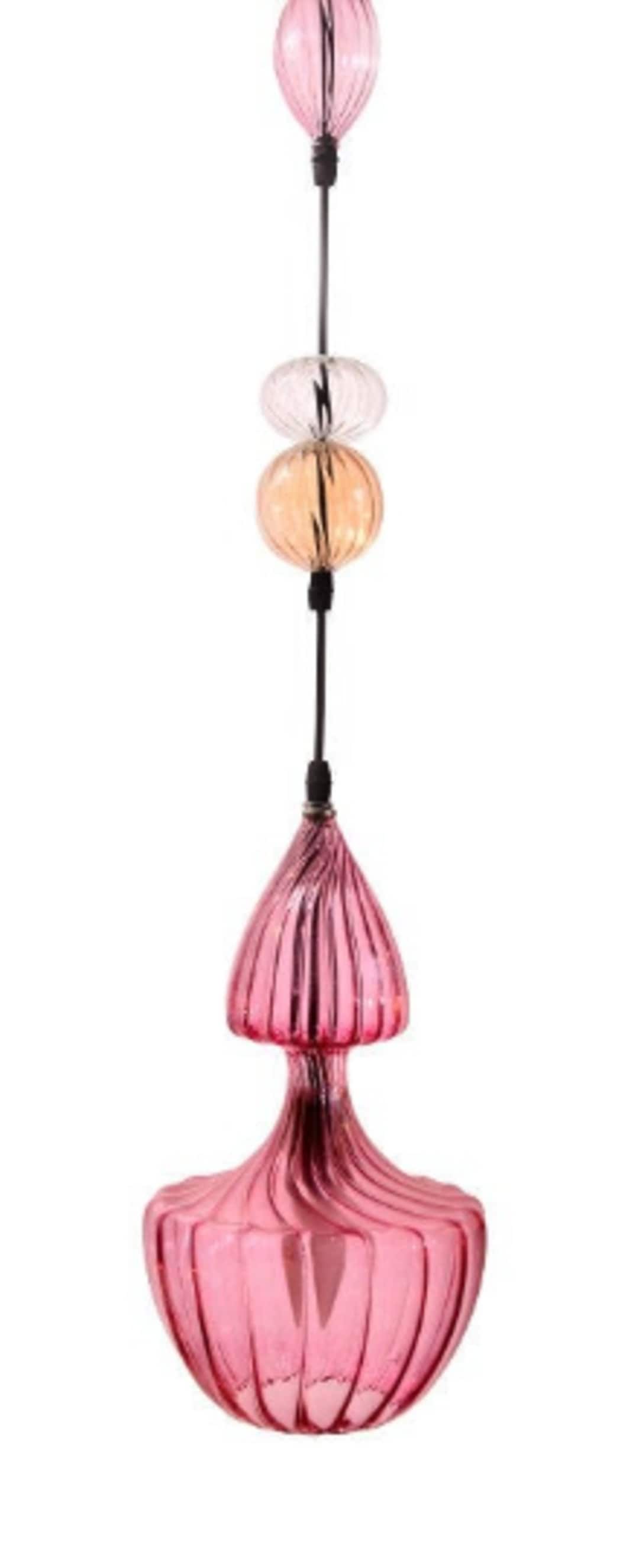 Pendant Light Fixtures, Kitchen Pendent Light Handmade Ceiling , Pink ...