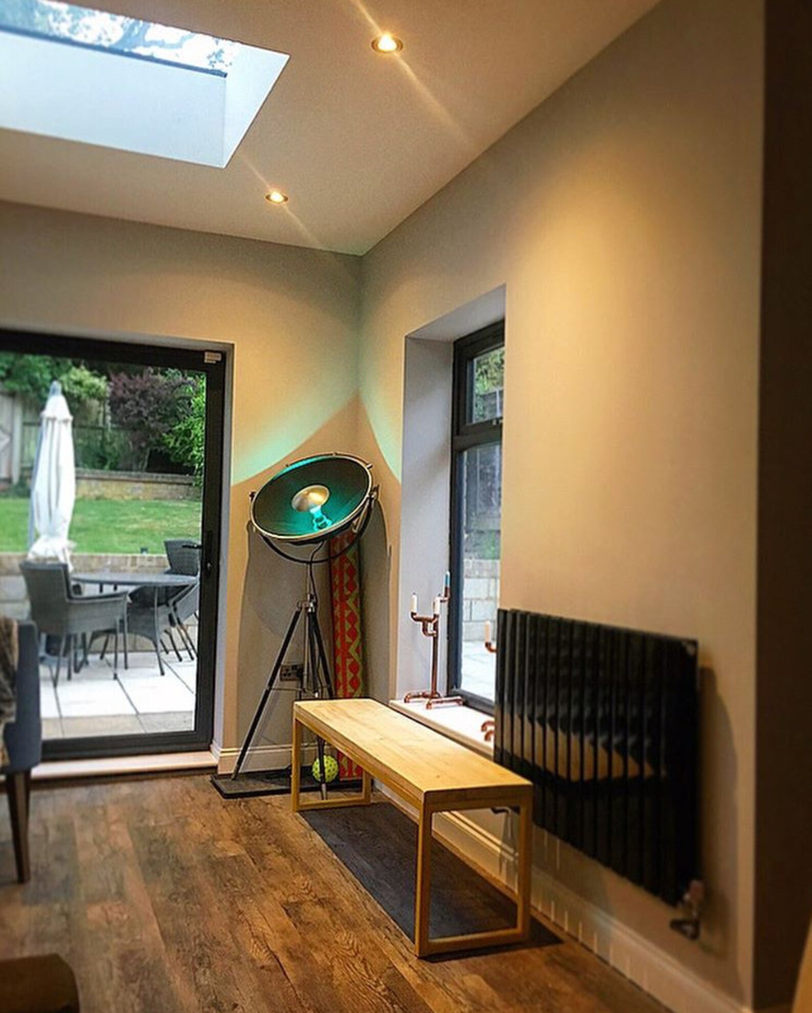 Scaffold Board Bench With Industrial Steel Frame / Bistro Cafe - Etsy