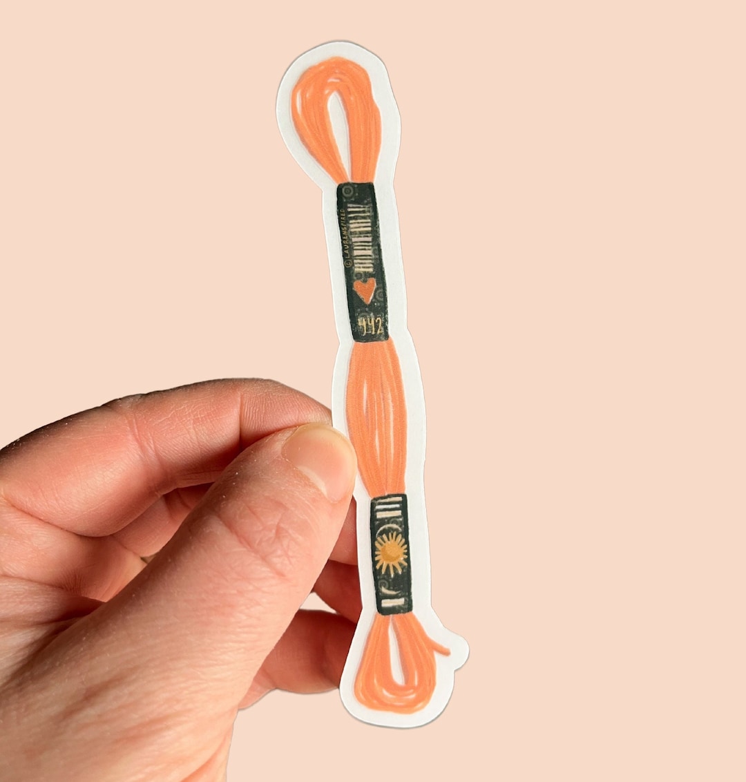 Embroidery Floss Sticker, Cute Quilt Sewing Stickers, Stitchy Stickers ...