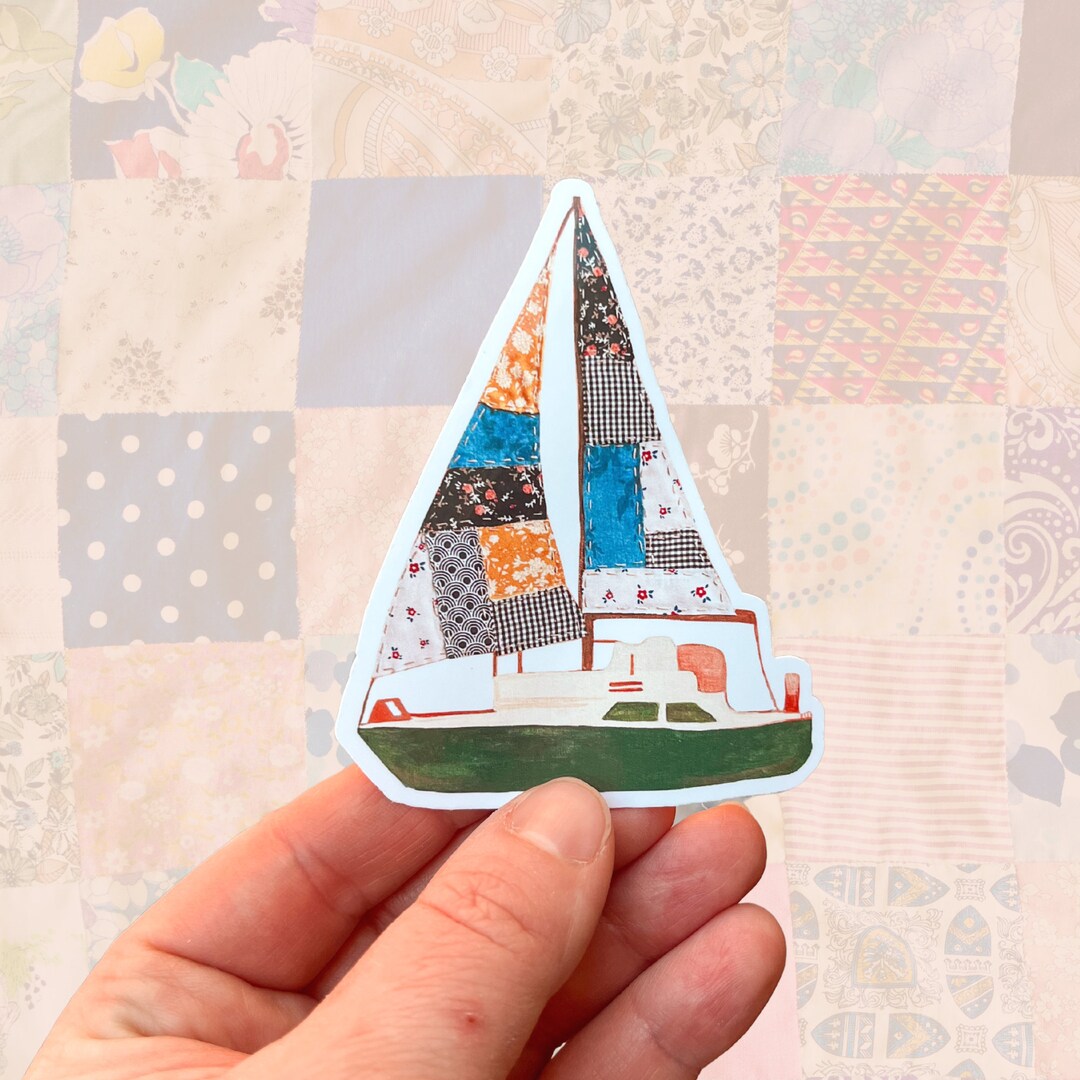 Sailboat Sticker Boat Sticker Nautical Stickers Yeti - Etsy