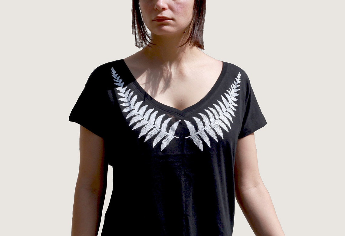 Fern Leaves Shirt Nature Inspired Soft Grunge Witchy | Etsy