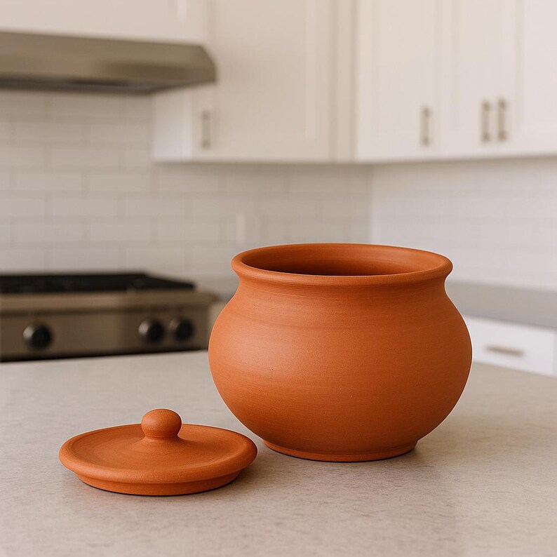 Unglazed Clay Pot - Handmade Terracotta Handi - Curd Pot Dahi Maker ...