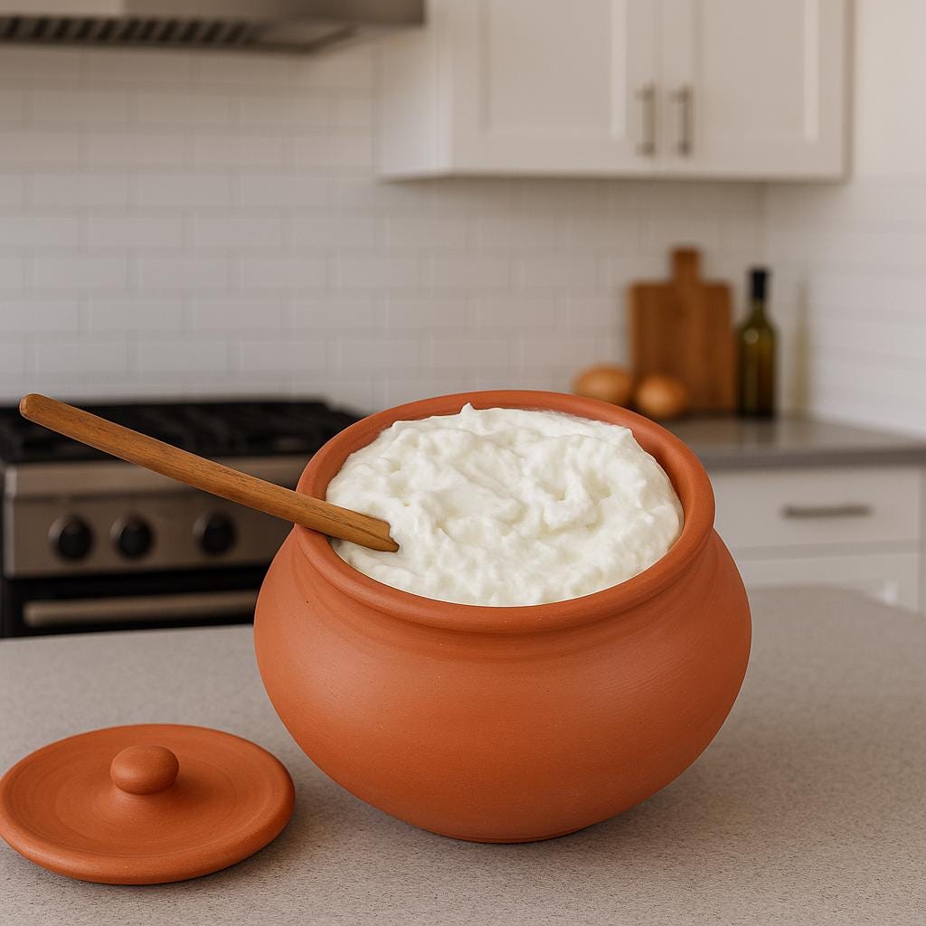 Unglazed Clay Pot - Handmade Terracotta Handi - Curd Pot Dahi Maker ...