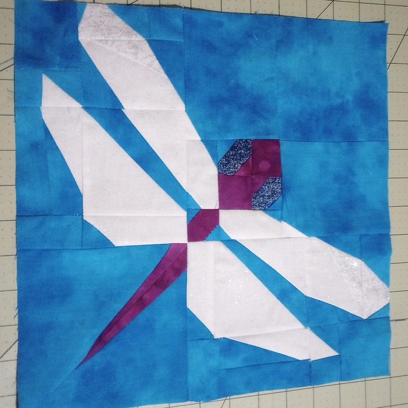 Dragonfly Quilt Pattern - Etsy