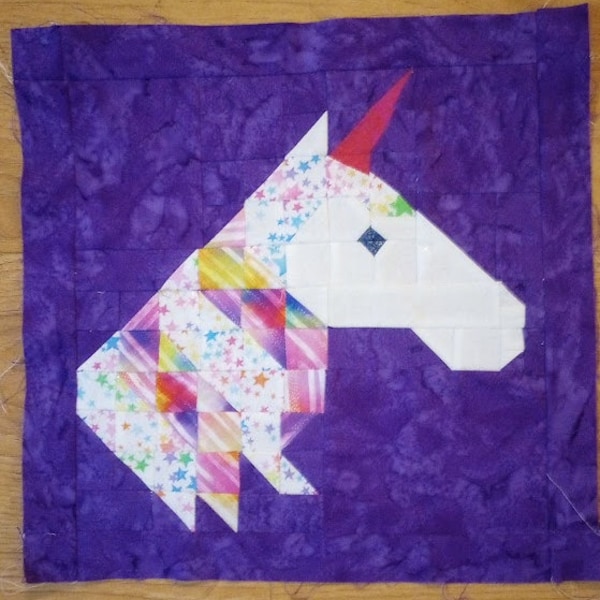 Unicorn Quilt Pattern - Etsy