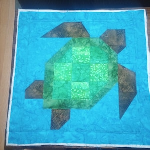 Turtle Quilt Block Pattern Traditional Piecing Digital Template - Etsy