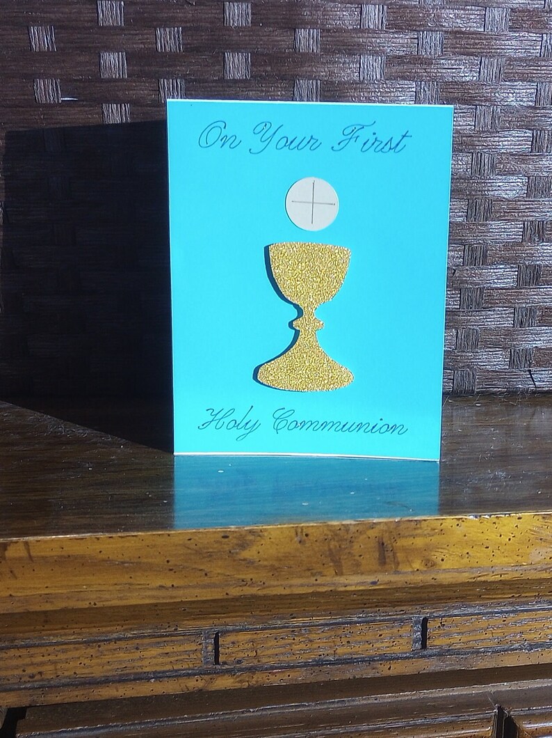First Communion Card Template for Cricut - SVG Cut File - Etsy