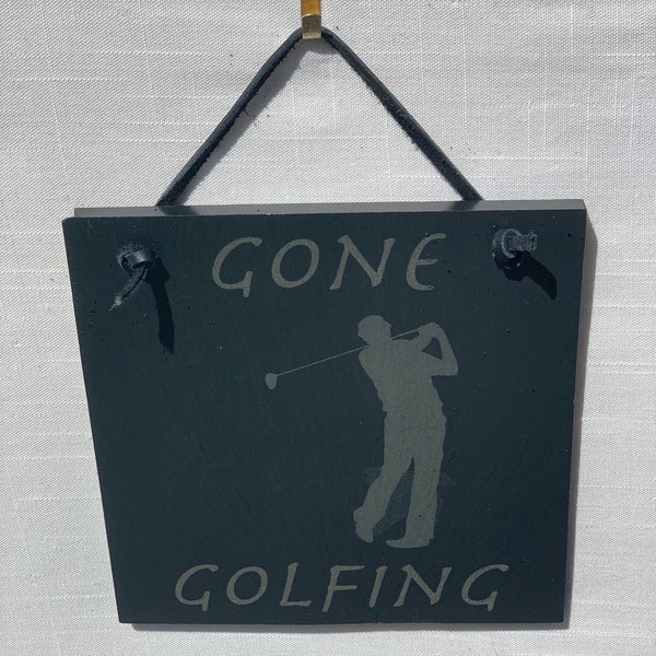 Gone Golfing Sign - Etsy