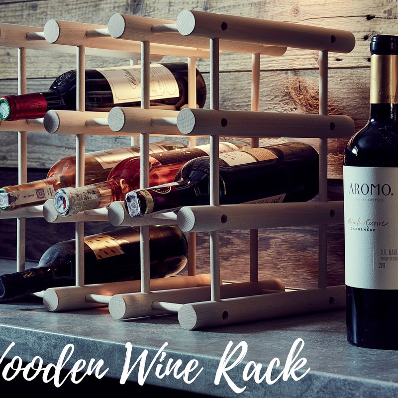 Kitchen Wine Rack - Etsy
