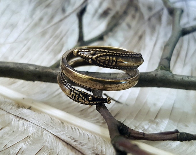 World Snake Ring. Ancient Symbol Ring. Amulet Ring. Slavic Ring. Viking ...