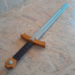 Large Wooden Toy Sword for Kids, Viking Sword, Boys Gift Idea, Wooden ...