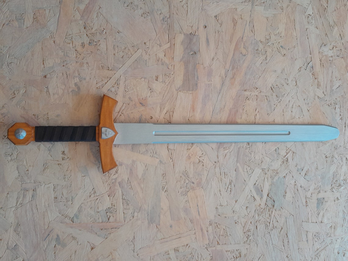 Large Wooden Toy Sword for Kids, Viking Sword, Boys Gift Idea, Wooden ...
