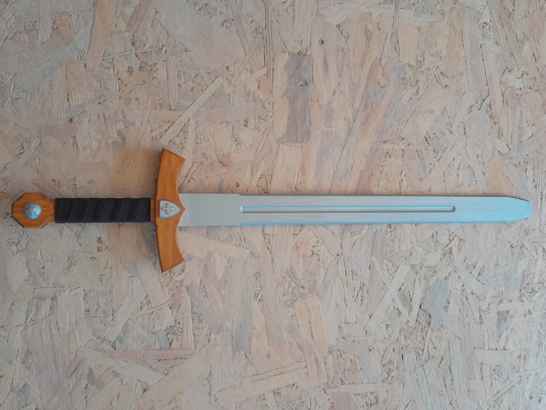 Large Wooden Toy Sword for Kids, Viking Sword, Boys Gift Idea, Wooden ...