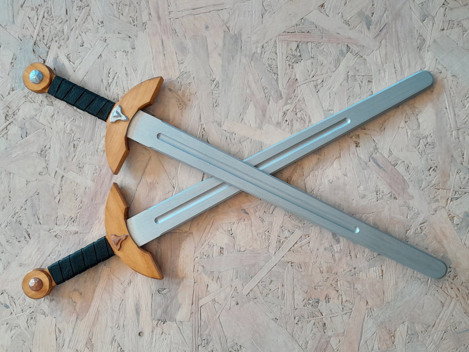 Medium Wooden Toy Sword for Kids, Viking Sword, Boys Gift Idea, Wooden ...