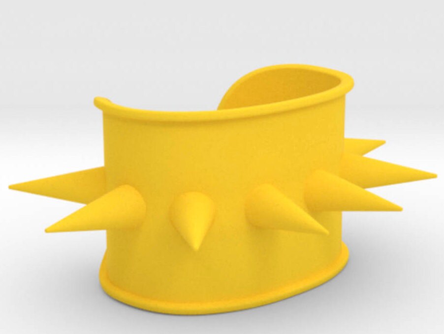 Harley Quinn Spiked Cuff Original Size - Etsy