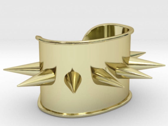 Harley Quinn Spiked Cuff Original Size - Etsy