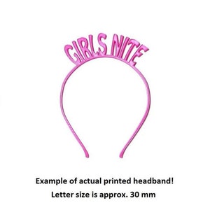 CUSTOM HEADBAND 3D Printed Headband Personalized Headband - Etsy