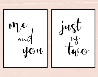 Me You Just Us Two - Etsy