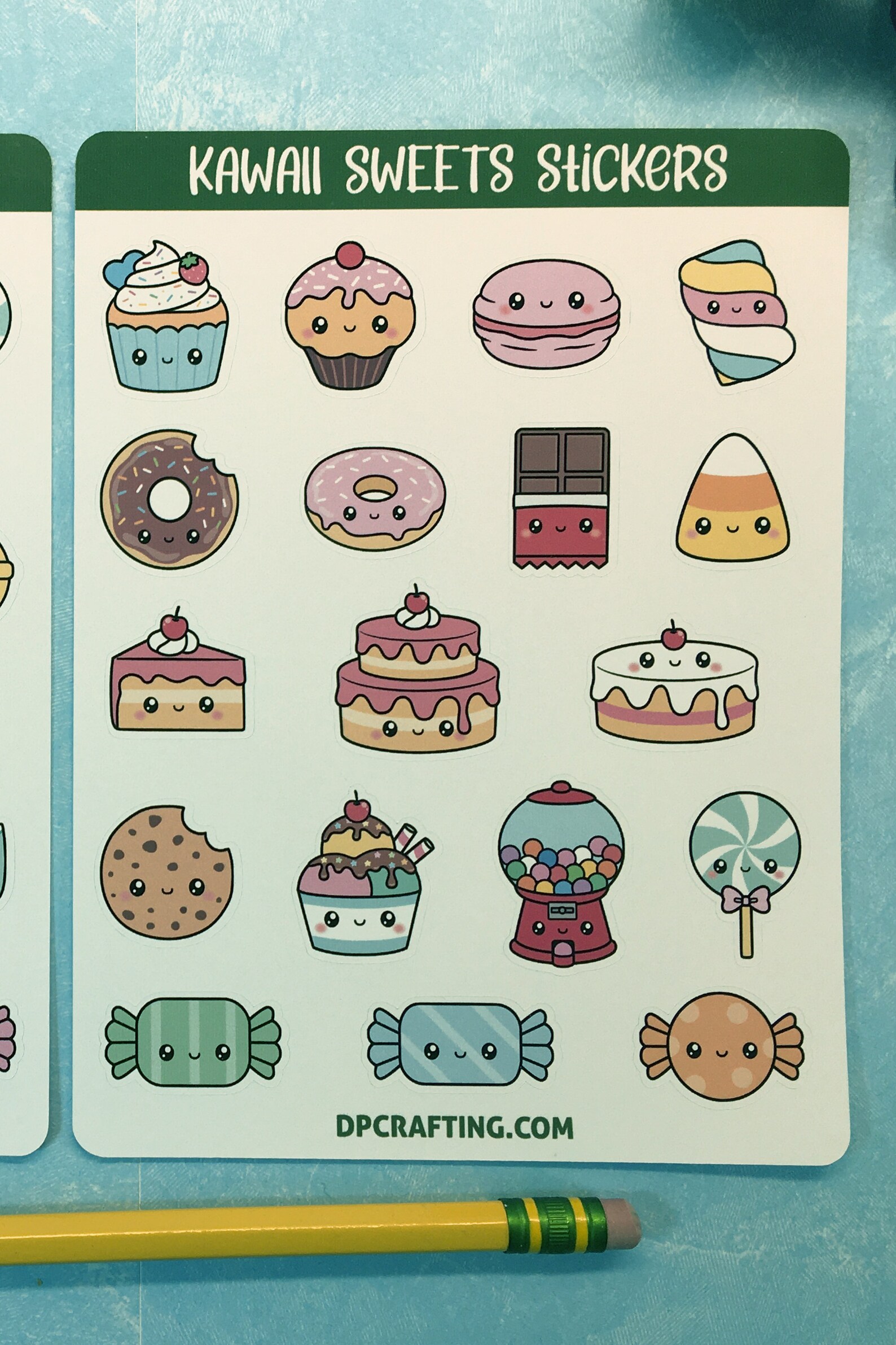 Kawaii Sweets Sticker Set Cute Stickers Planner Stickers | Etsy