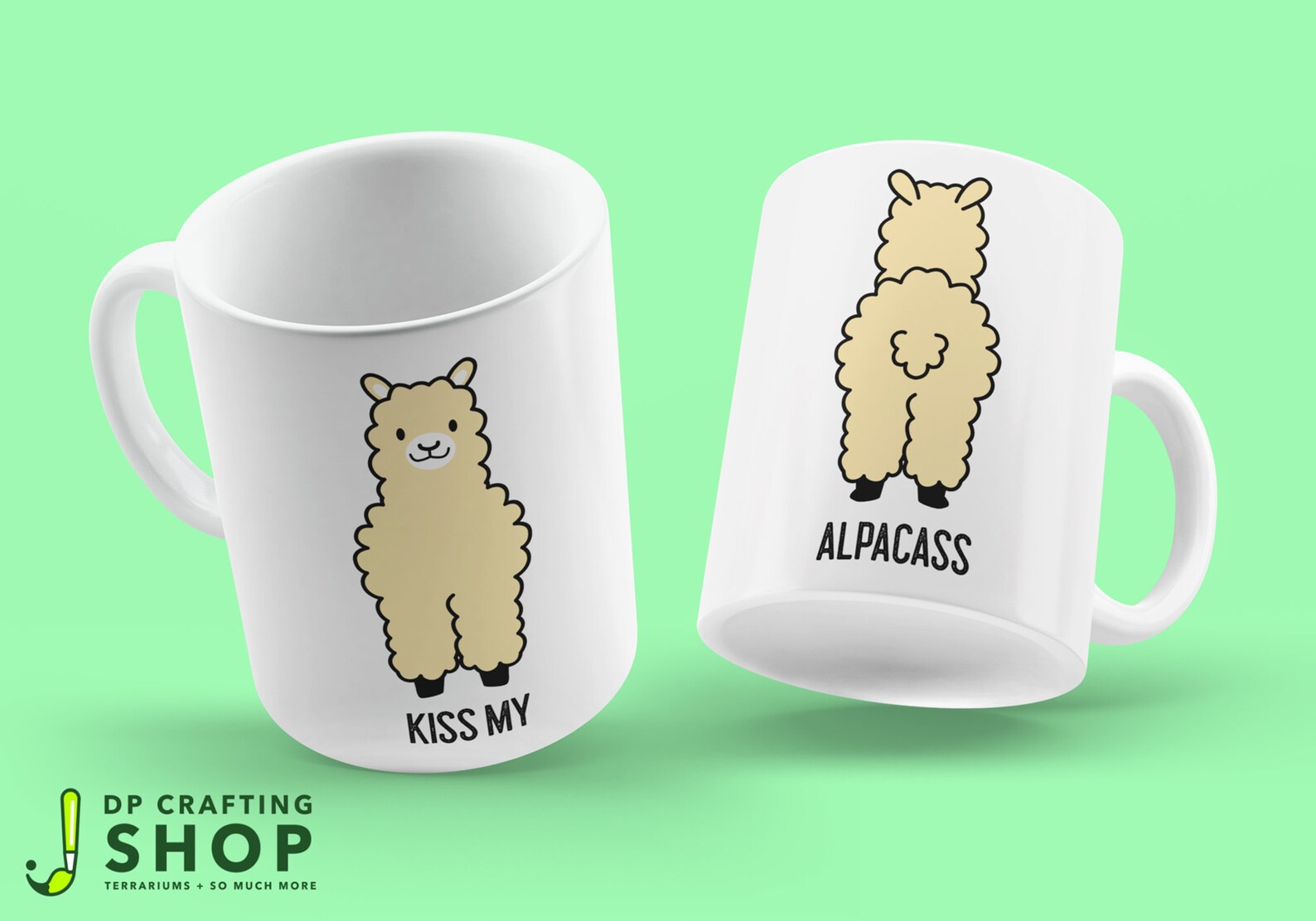 Kiss My Alpacass Coffee Mug Alpaca Mug Alpaca Face Alpaca - Etsy