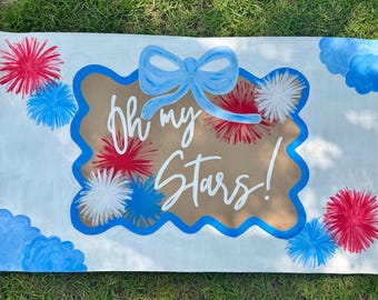 Party in the USA Banner (hand Painted, Customizable, Perfect for 4th of ...