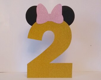 Mickey Mouse Table Number | Etsy