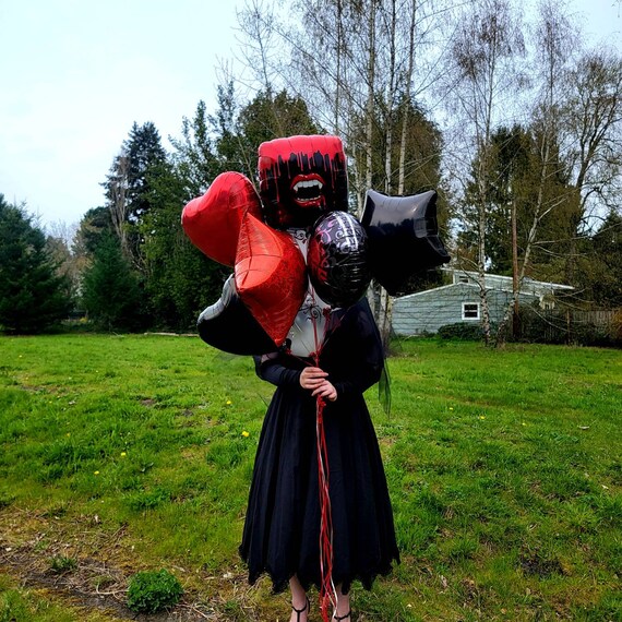Vampire Love Balloon Pack Macabre Decorations Dark Party | Etsy