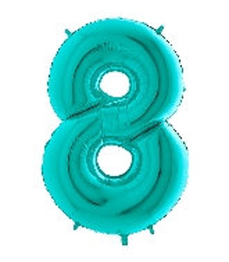 Giant Number Balloon Dark Aqua Number Turquoise Number | Etsy