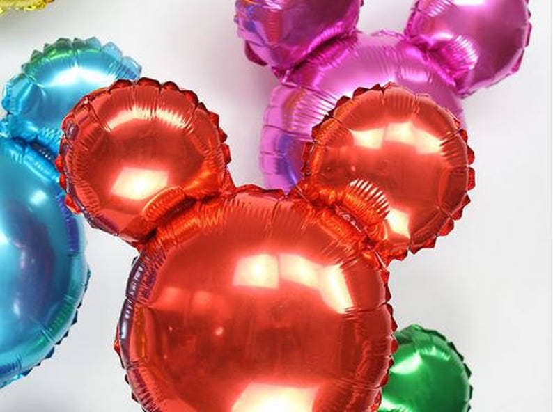 Petit Mouse Silhouette Balloons 16 Rainbow Mouse | Etsy