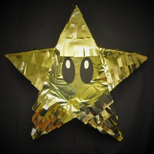 Mario Brothers Pinatas Star Pinata - Etsy