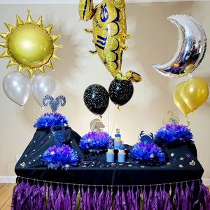 Zodiac Balloons Zodiac Party Decor Party Balloons Birthday Balloons ...