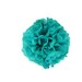 Set of 6 Poms Shades of Aqua Pom Kit Tissue Paper Flower Pom Pom ...