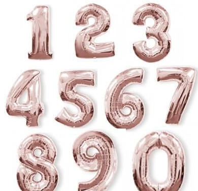 Giant Number Balloons Choose Your Color Choose Your Number - Etsy