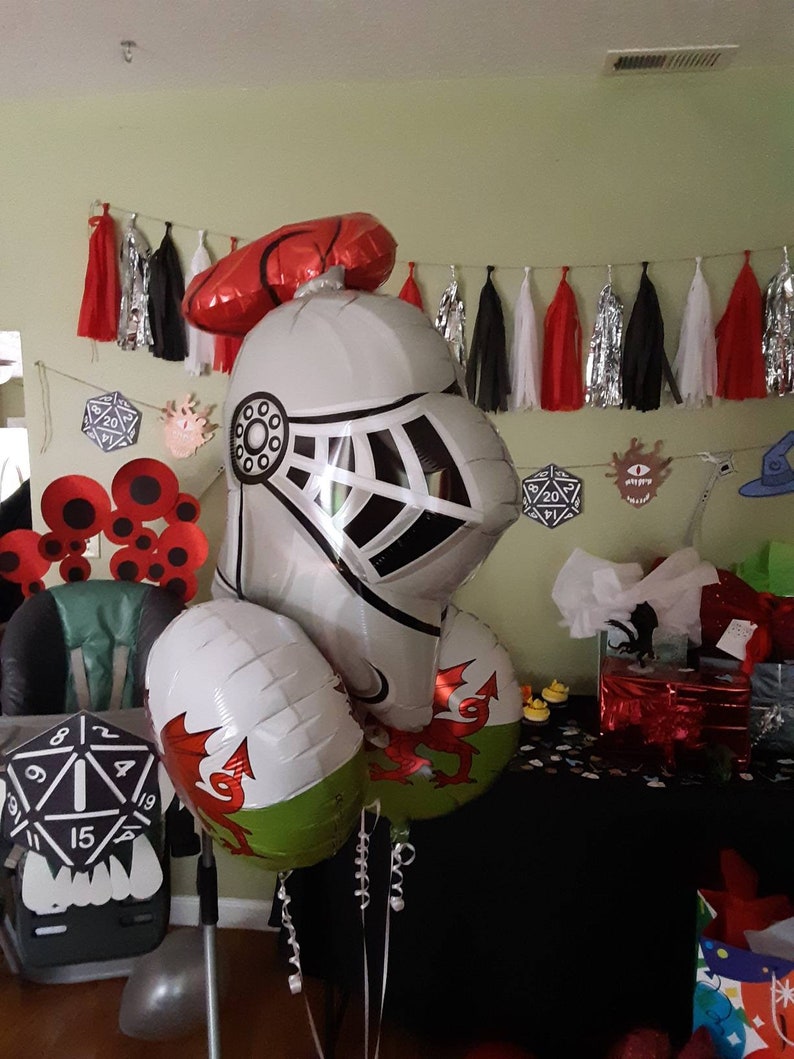 Crown Knight Horse or Wand Balloon Jumbo Medieval - Etsy