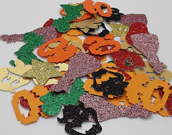 Mario Brothers Confetti Glittery Confetti Super Mario - Etsy