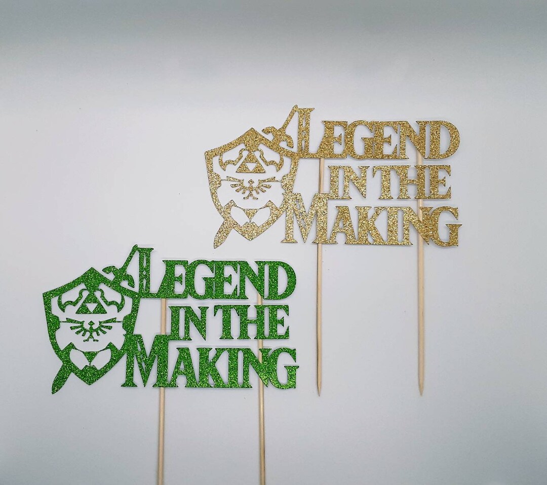 Zelda Cake Topper Zelda Party Decor Zelda Birthday Decorations - Etsy