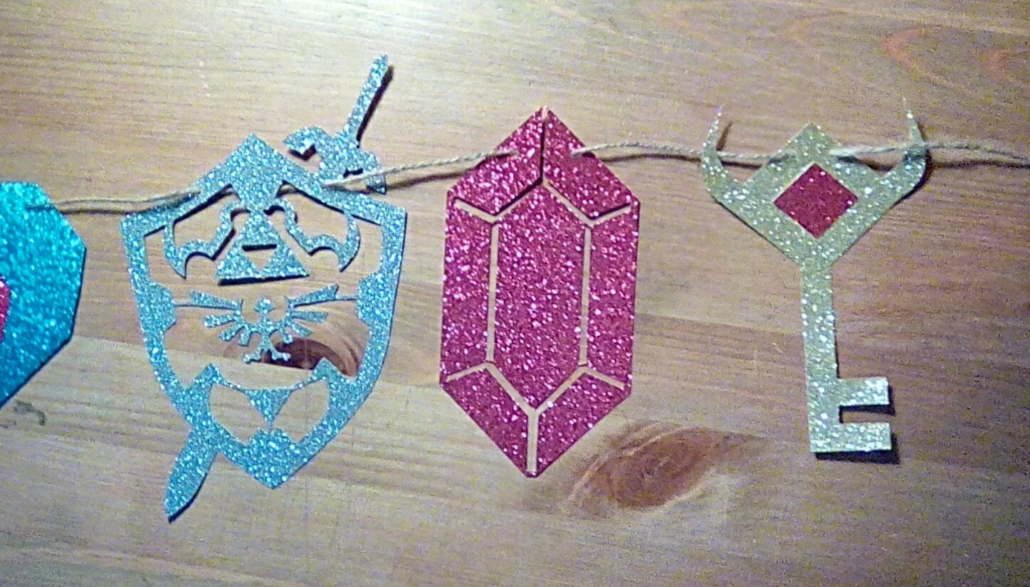 Zelda Banner Legend of Zelda Banner Link Decor - Etsy