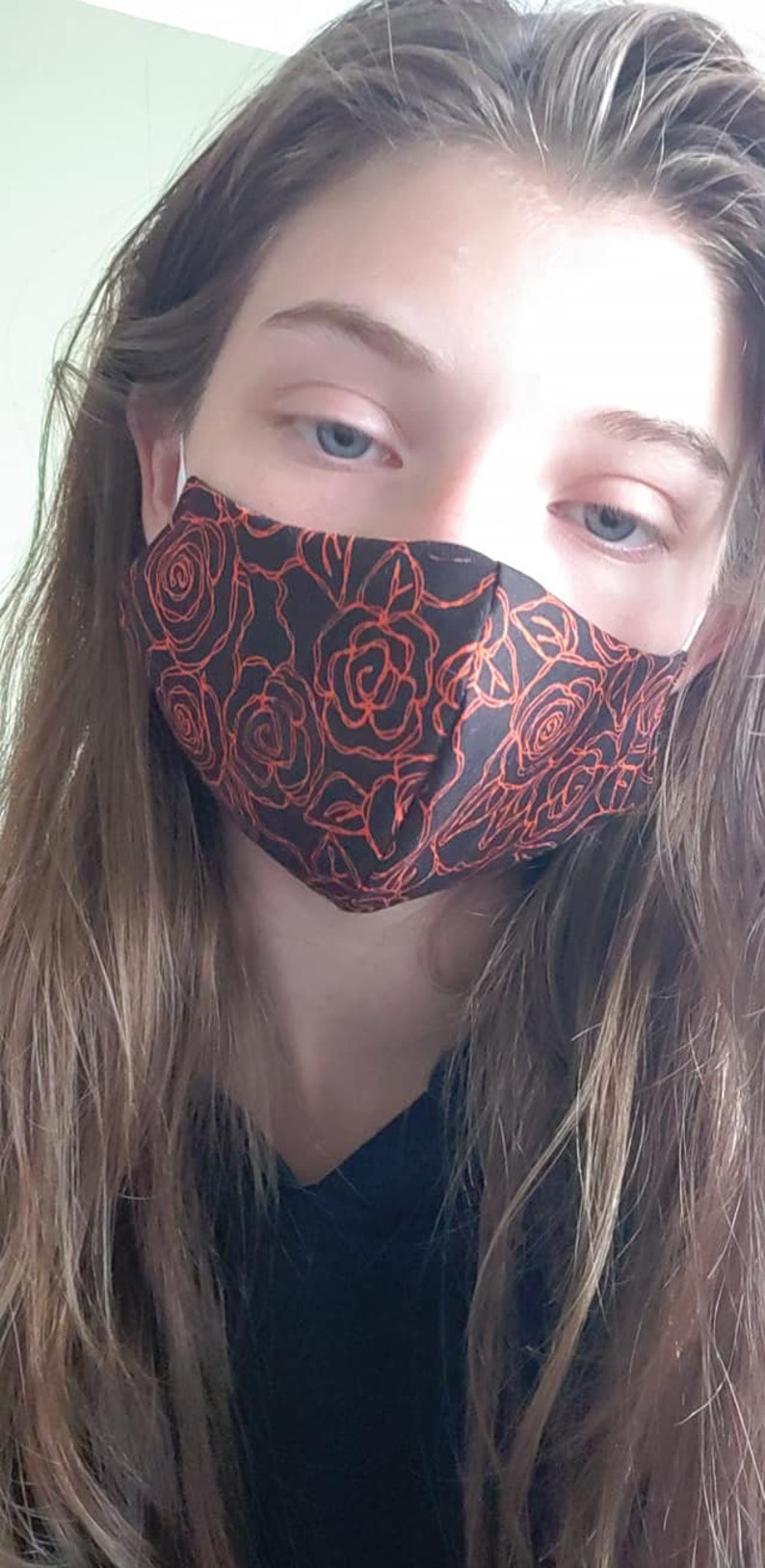 Low-Cost Random Pattern Face Mask Ear Loop or Ties Double | Etsy