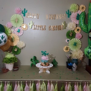 Cactus Birthday Banner Cactuar Birthday Banner - Etsy