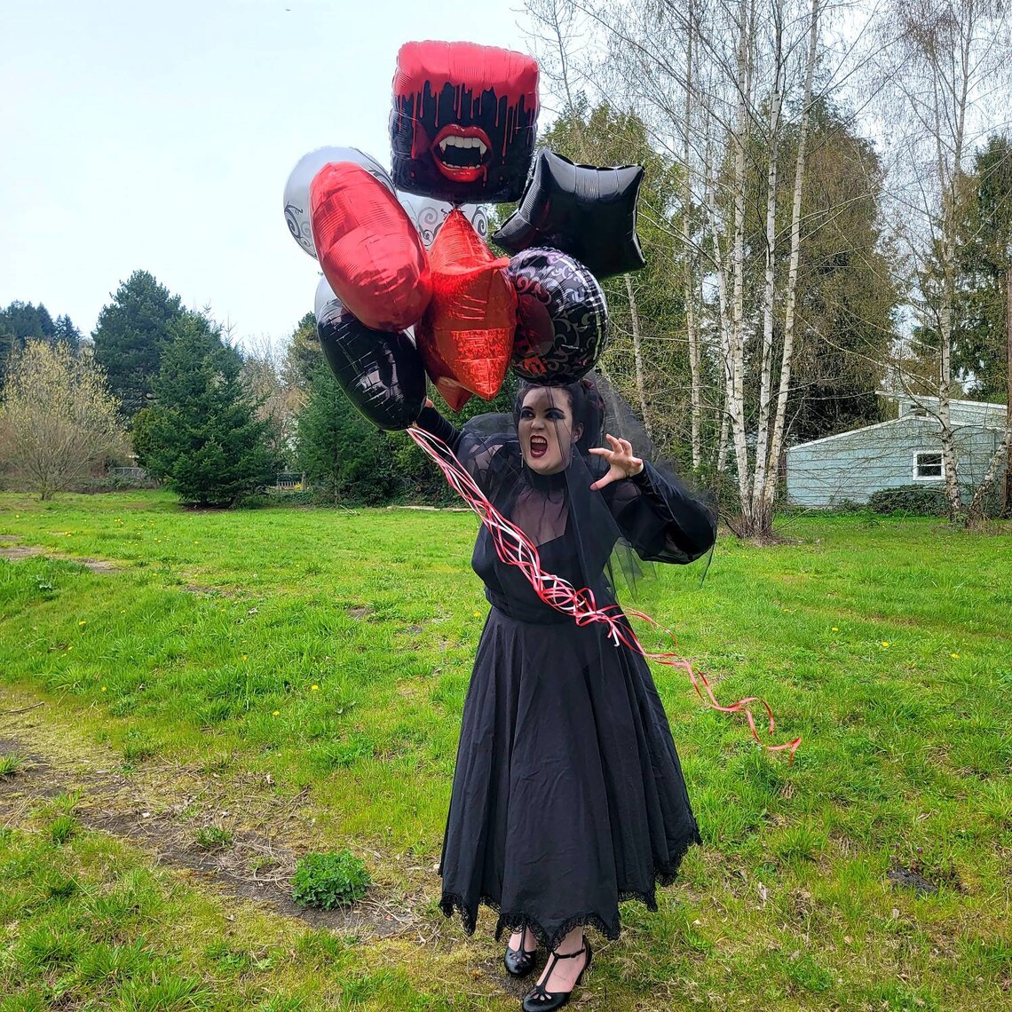 Vampire Love Balloon Pack Macabre Decorations Dark Party | Etsy