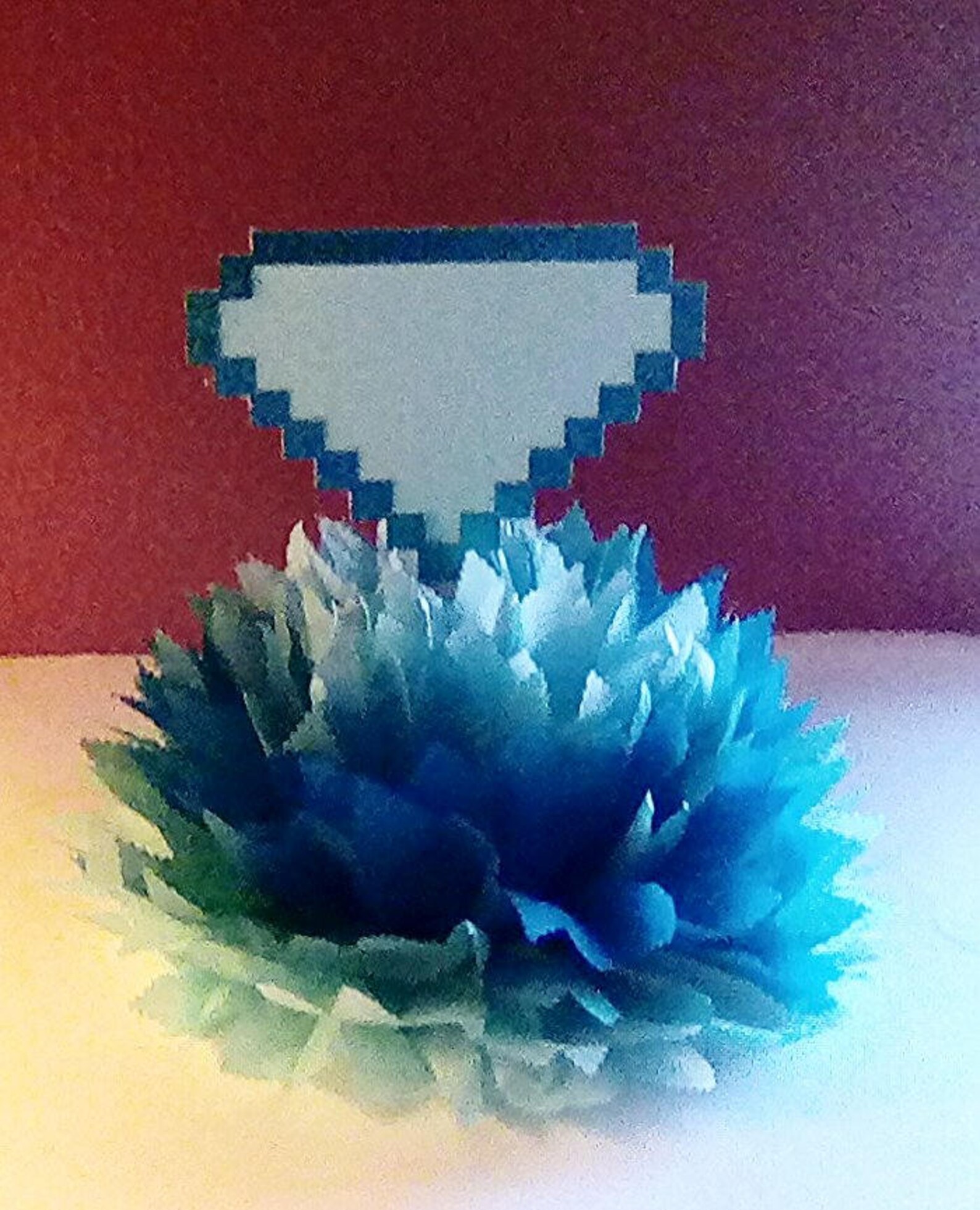 Pixelated Pom Centerpieces Pixelated Party Pixelated Pom - Etsy