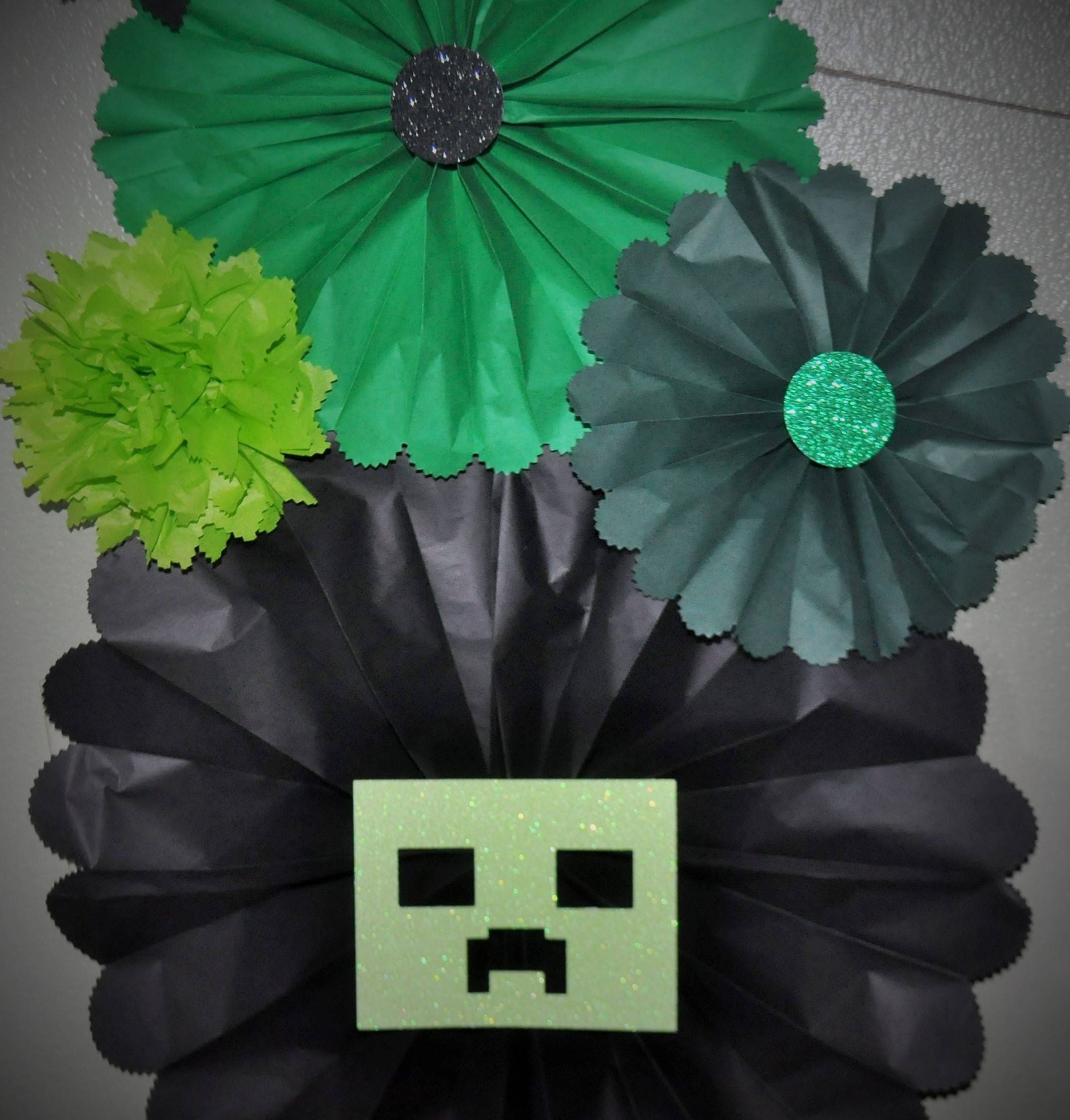 Pixelated Rosette and Pom Kit Pixelated Birthday Pixelated - Etsy