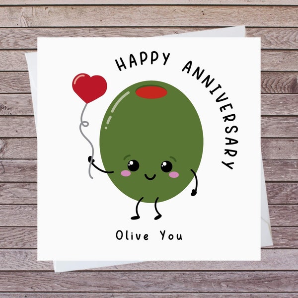 Cute Olive Card - Etsy