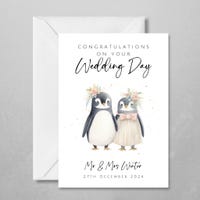 Penguin Wedding - Etsy